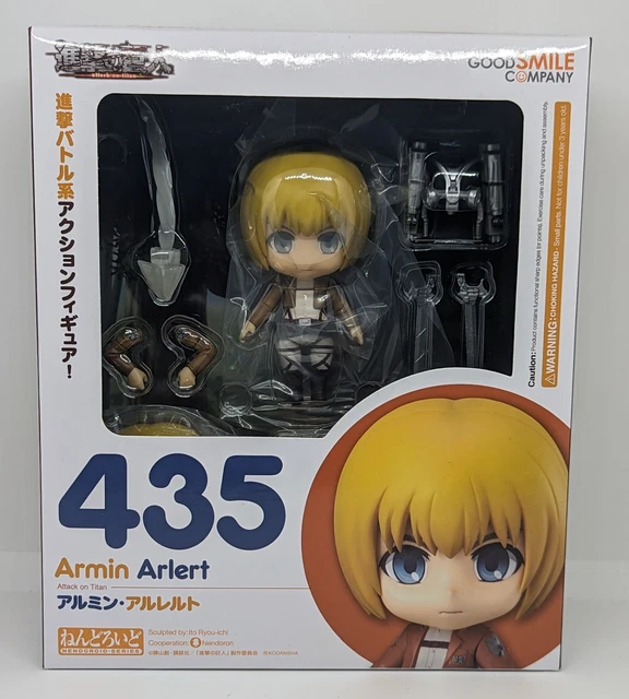 OFFICIAL ATTACK ON Titan Armin Arlert Nendoroid 435 Figure New Sealed+ ...
