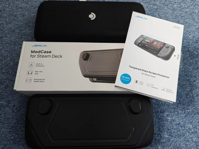 STEAM DECK 1TB SSD Console - Boxed - With Jsaux ModCase Grip & Case ...