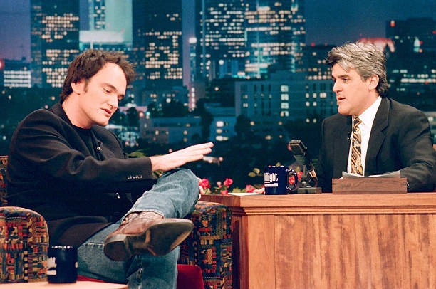 DIRECTOR QUENTIN TARANTINO On Leno 1995 Old Television Photo EUR 6,25 ...