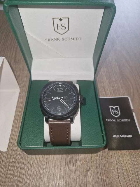 MENS FRANK SCHMIDT Pilot Watch Brand New In Box £40.00 - PicClick UK