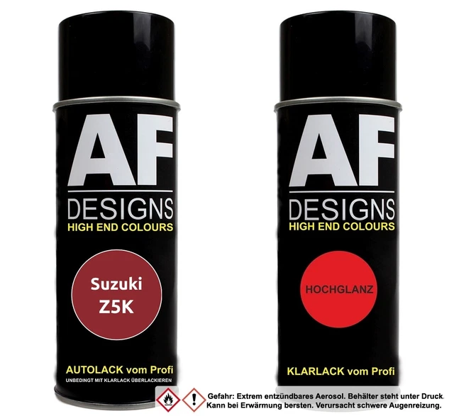 PULVÉRISATION POUR SUZUKI Z5K Cassis Rouge Perle Métallique Basislack ...