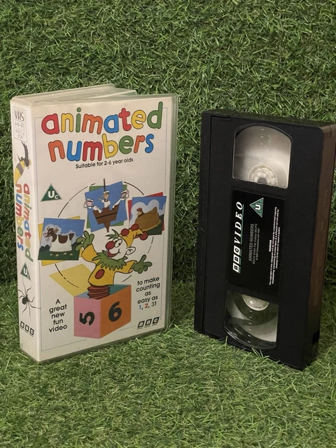 ANIMATED NUMBERS CHILDREN’S VHS Kids Video Tape Animation BBC £9.99 ...