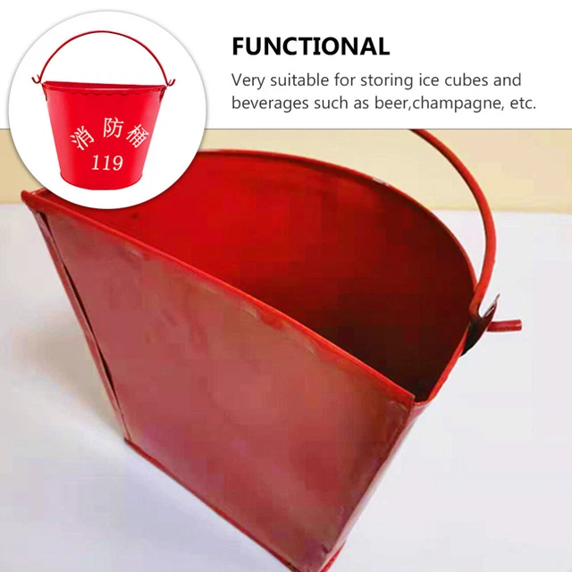 SECCHIO PORTATILE SECCHIO acqua etichette estintore secchio sabbia ...