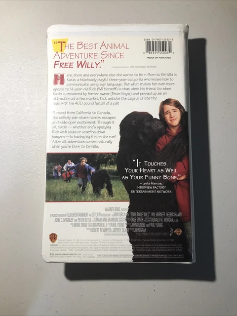 BORN TO BE Wild (VHS, 1995, Clam Shell) Wil Horneff £3.77 - PicClick UK