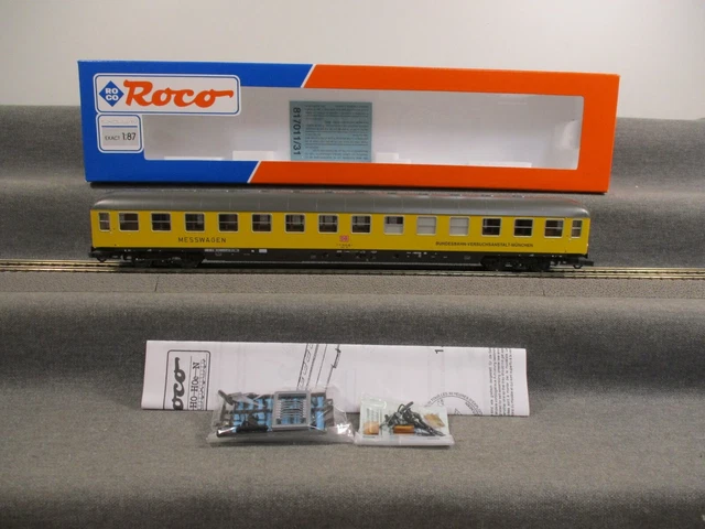 ROCO H0 44904 Personenwagen Messwagen der DB 99-92 001-8 gelb in OVP ...