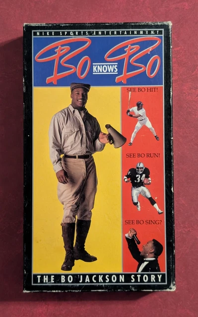 BO KNOWS BO: The Bo Jackson Story (1991 VHS) 90s Nike CBS Fox Raiders ...