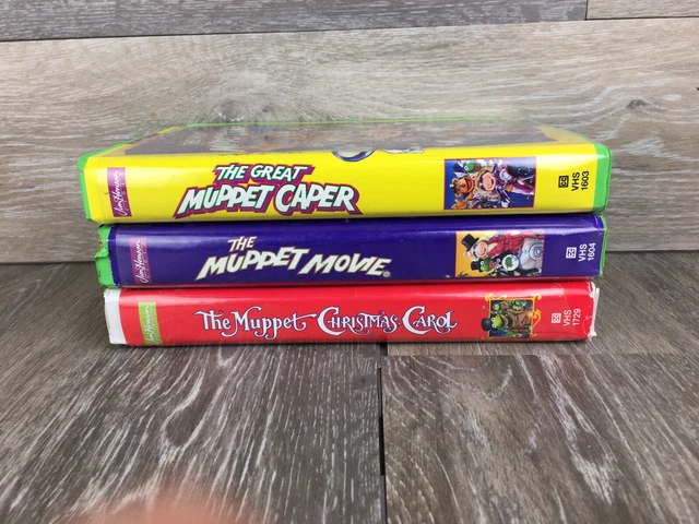 THE GREAT MUPPET Caper The Muppet Movie The Muppet Christmas Carol VHS ...