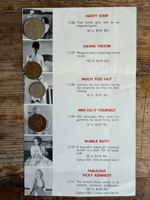 STAR FILMS 8MM cine film glamour catalog vicky kennedy top models £21. ...