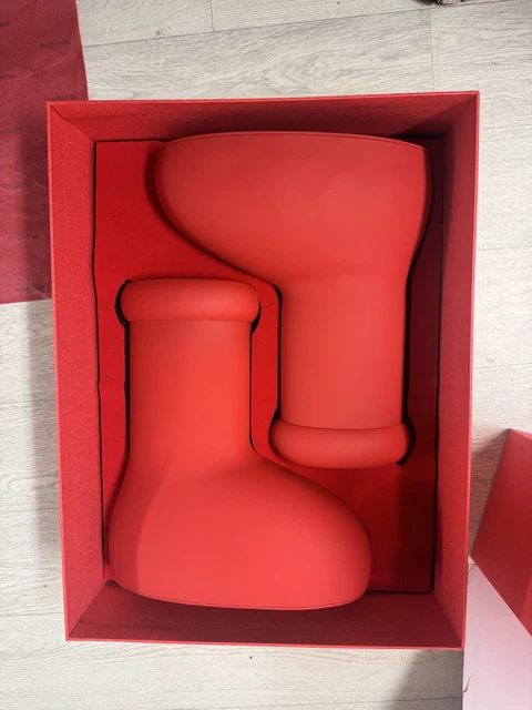 MSCHF BIG RED Boots Uk 12 | Us 13| Eu 47.5 Brand New £289.99 - PicClick UK