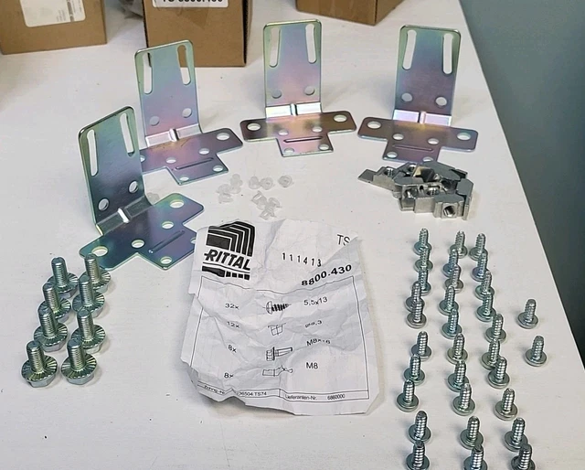 RITTAL TS 8800.430 Angular Baying Bracket for TS/TS 7 Box 4 brackets ...