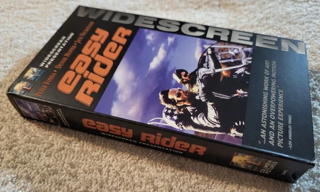 EASY RIDER VHS Widescreen Peter Fonda Dennis Hopper Jack Nicholson $17. ...