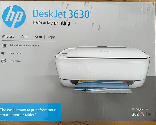 HP DESKJET 3630 All-in-One Wireless Inkjet Printer (Missing wire) £20. ...