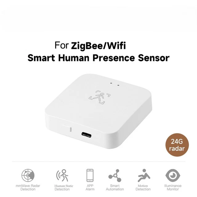 HUMAN PRESENCE SENSOR with 4 Meter Detection Range for Home or Office ...