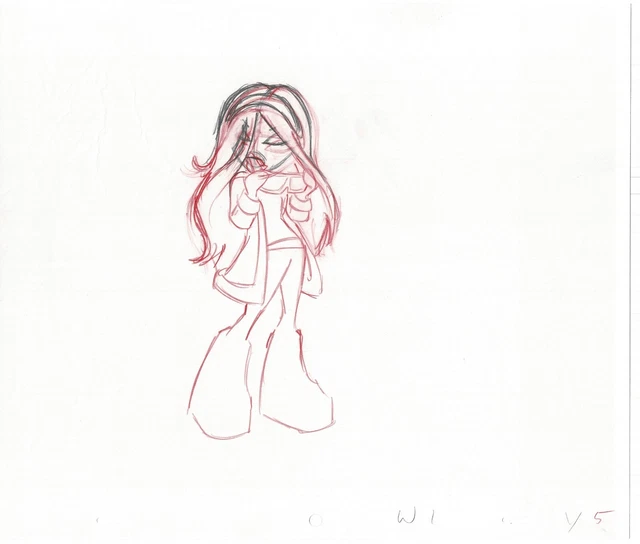 BRATZ YASMINE 2 LOT Commercial Production Animation Cel Drawings 2003 A ...