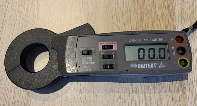 BEHA UNITEST 93457 Stromzange - Digitales Zangen-Amperemeter AC/DC ohne ...