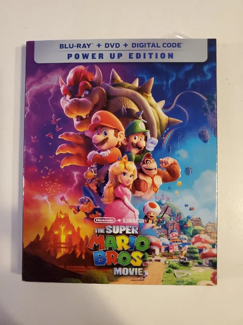 THE SUPER MARIO Bros Movie Blu-Ray + Dvd Con Cover Slip No Digitale ...