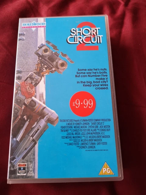VINTAGE SHORT CIRCUIT 2 VHS PG video tape L@@K £7.00 - PicClick UK