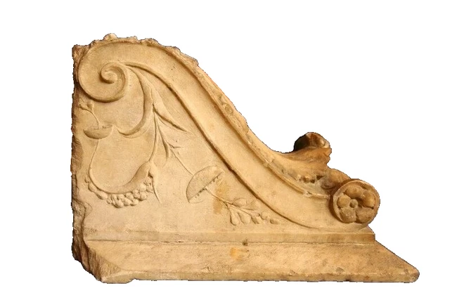FIN IMPERIALE ROMAIN Marbre Modillion- Corbel Avec Acanthe Feuille EUR ...