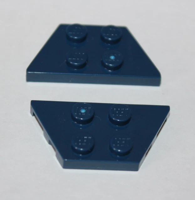 LEGO DARK BLUE Wedge Plate 2x4 ref 51739/set 76036 7325 7252 7283 76042 ...