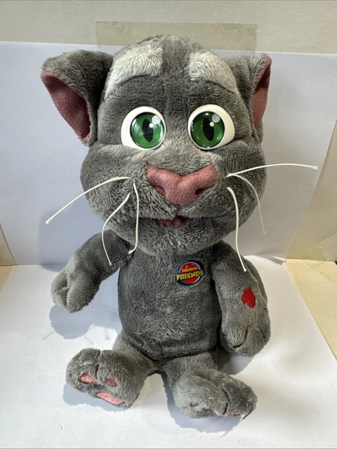 TALKING TOM FRIENDS 2012 Tom Talk Back Cat Interactive Toy Dragon-i 12 ...
