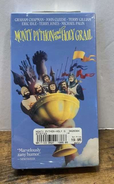MONTY PYTHON AND the Holy Grail (VHS, 1991) WATERMARK SEALED Hi-Fi ...