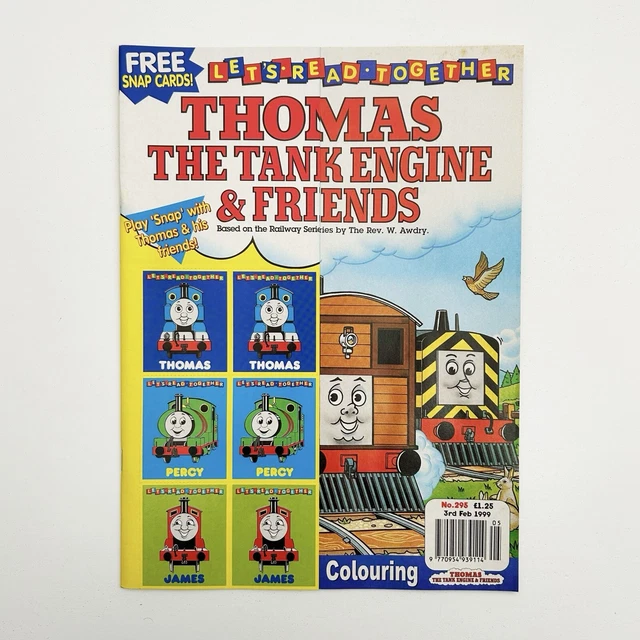 VINTAGE THOMAS THE Tank Engine & Friends Magazine No 295 Comic 1999 ...