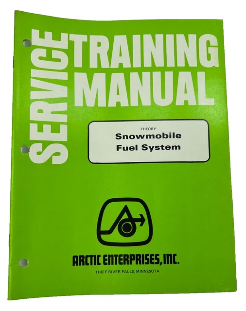 ARCTIC CAT THEORY Snowmobile Fuel System Service Training Manual $27.77 ...