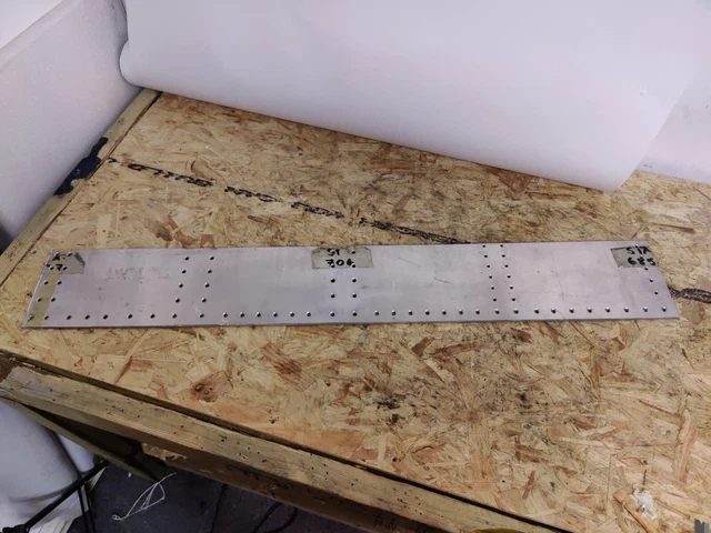 BOEING 737 ALUMINIUM Skin Repair Panel Cutaway Aircraft YL-PSD Upcycle ...