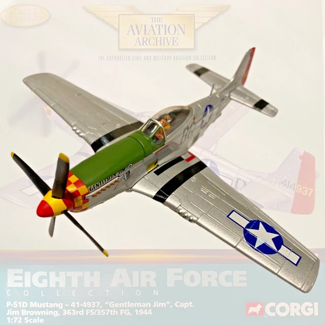RARE CORGI AVIATION P-51 MUSTANG USAAF 8th Air Force AA32208 EUR 35,62 ...