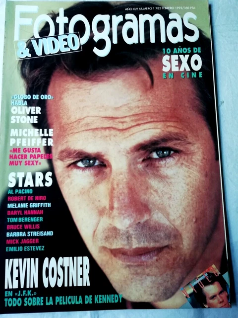 FOTOGRAMAS&VIDEO-FEBRERO 1992-N NO 1782-KEVIN Costner-Oliver Stone ...