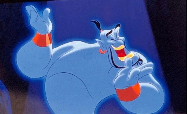 ALADDIN GENIE ROBIN Williams WALT DISNEY ANIMATION 35MM Publicity Slide ...