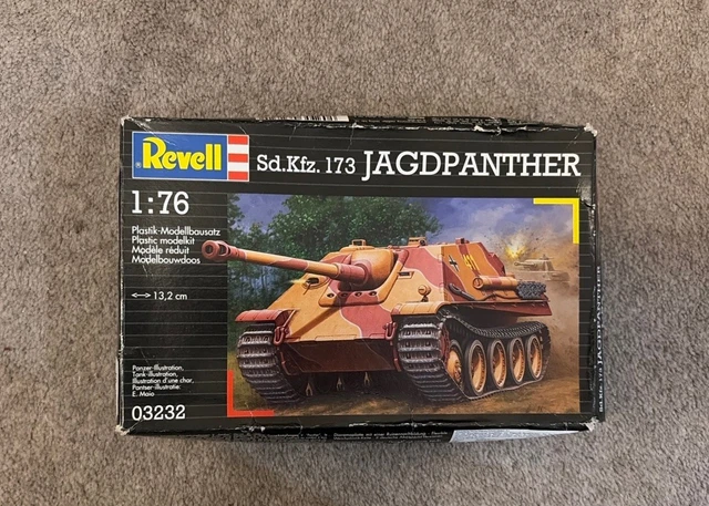 REVELL SD.KFZ. 173 Jagdpanther Tank 1/76 Scale Model Kit £10.80 ...