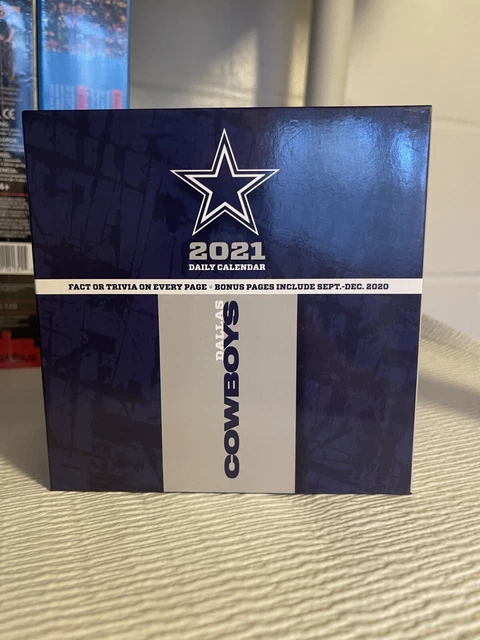 2021 NFL DALLAS COWBOYS box desk Daily Sports Calendar! New £5.59 ...