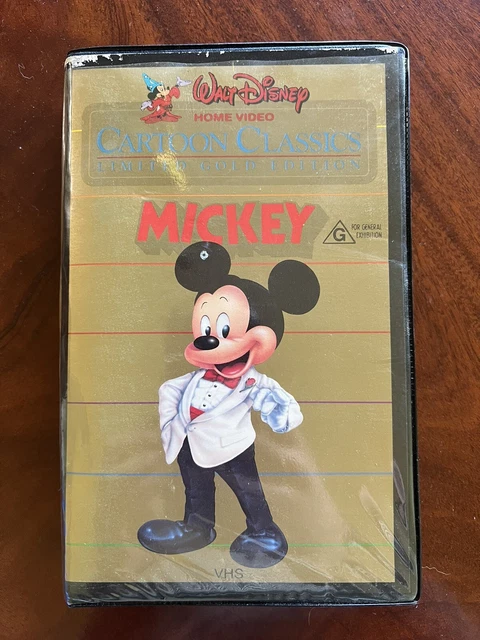 WALT DISNEY CARTOON Classics Limited Gold Edition Mickey Mouse VHS ...