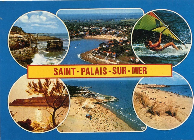 CARTE MULTIVUES DE SAINT PALAIS SUR MER EUR 2,07 - PicClick FR
