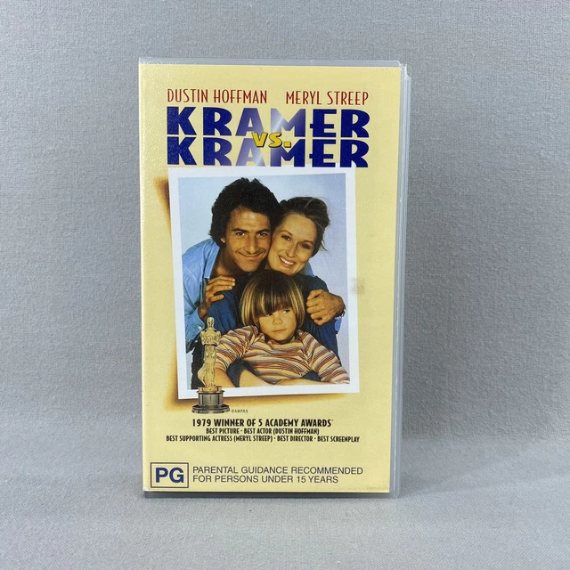 KRAMER VS KRAMER VHS Video Tape Dustin Hoffman Meryl Streep Movie Vintage EUR 11,72 - PicClick FR