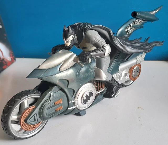 BATMAN BATCYCLE BATMOTO moto Dark Knight Force DC Comics vintage figure ...