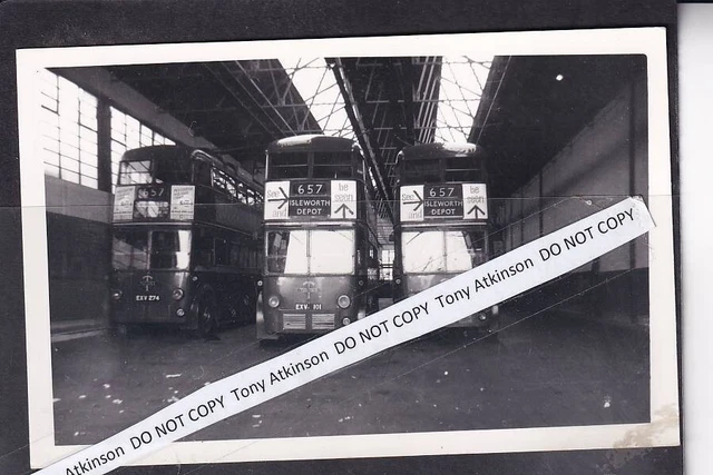 LONDON TRANSPORT - K1 Type Trolley Bus - No. 1101 @ Isleworth - Photo ...