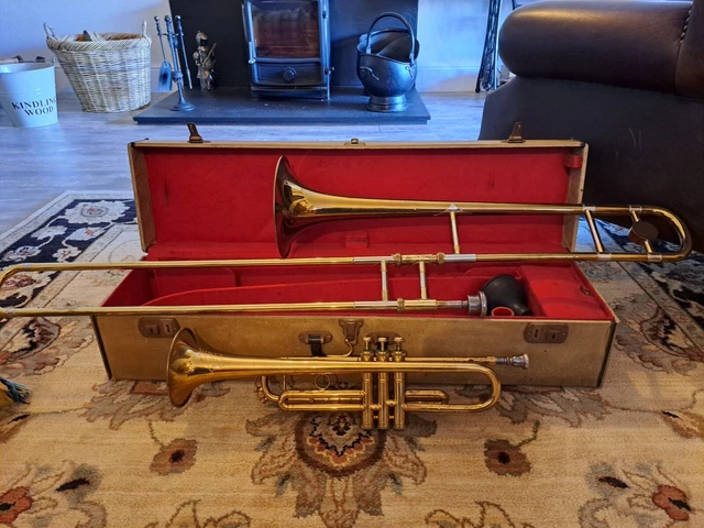 INVICTA SELMER BRASS Trumpet & Trombone including case £312.70 ...