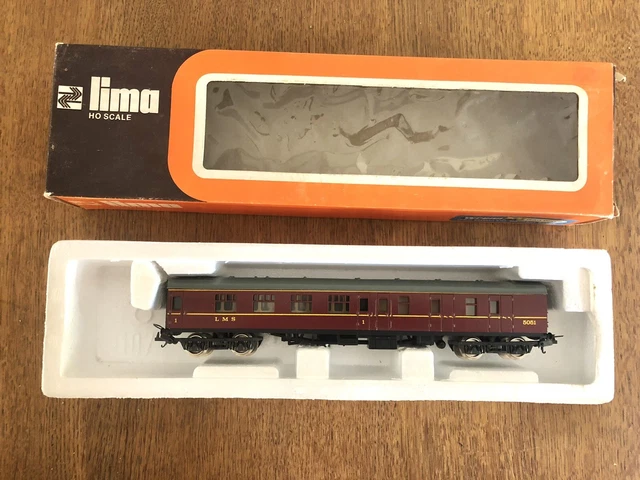 LIMA 9321 LMS Passenger Coach 1st Class 5951 Red - OO Gauge Boxed £4.00 ...