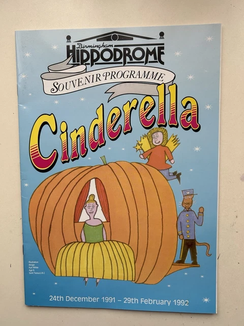 CINDERELLA THEATRE LARGE Panto / Pantomime Programme DES O’CONNOR £12. ...
