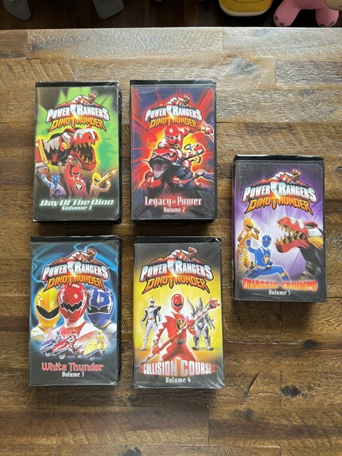 POWER RANGERS: DINO Thunder Volumes 1-5 VHS (All Tested For Video ...