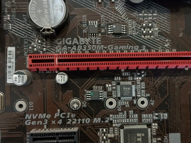 GIGABYTE GA-AB350M-GAMING 3 AMD B350 Socket Am4 MicroATX Motherboard £0 ...