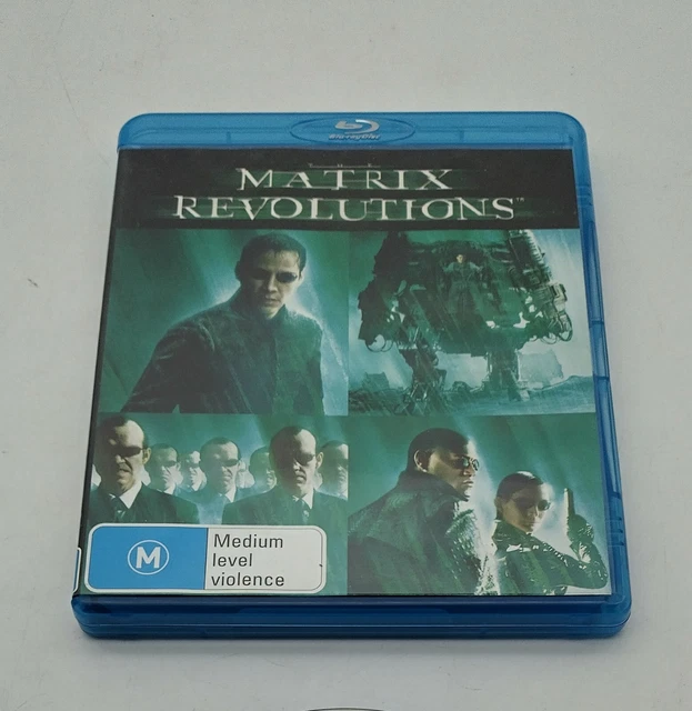 THE MATRIX REVOLUTIONS Blu Ray Region B Keanu Reeves Laurence ...