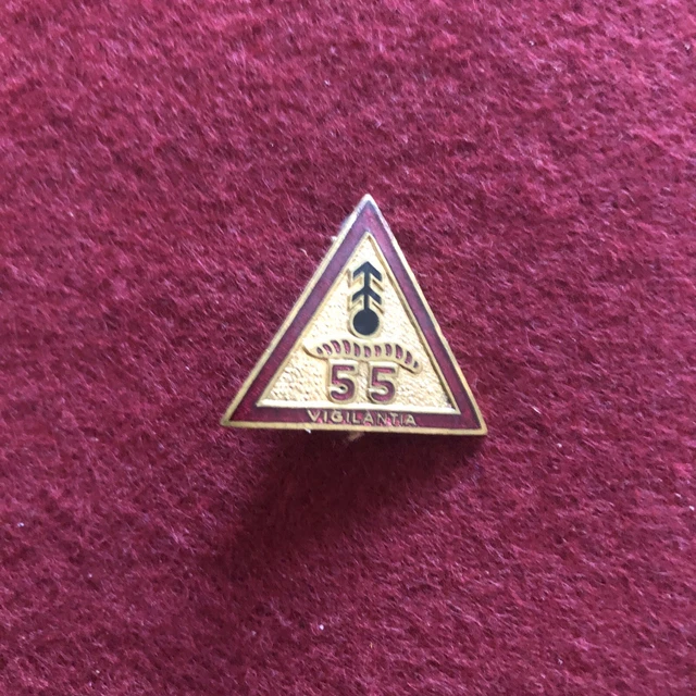 WW2 US ARMY 55 th AIR DEFENSE ARTILLERY REG DUI CREST INSIGNIA PIN'S ...