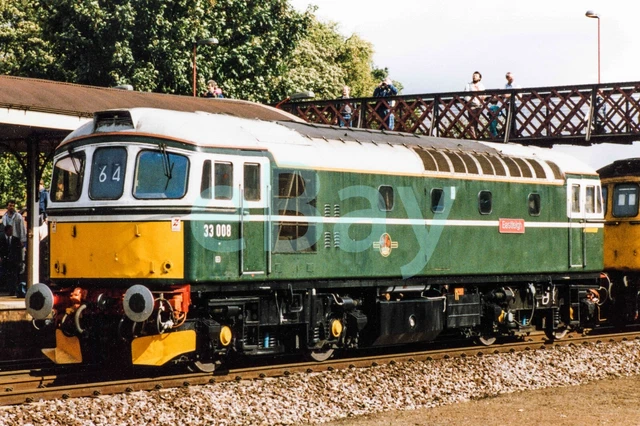UK RAILWAY PHOTOGRAPH of Class 33 Locomotive 33008. RM33-19 £1.70 ...