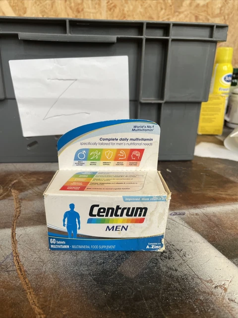 CENTRUM MULTIVITAMIN TABLETS for Men - 60 Count £11.20 - PicClick UK