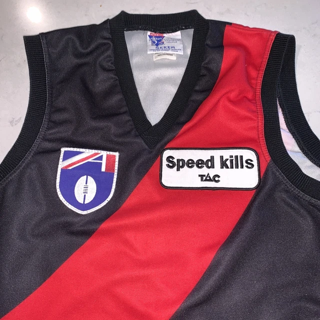 ESSENDON VINTAGE SHORT Sleeve Jersey/Jumper 90’s $199.99 - PicClick AU