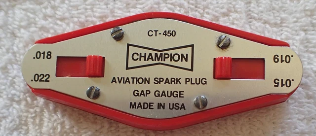 CHAMPION AVIATION SPARK Plug Retractable Gap Gauge Tool CT-450 Go-no-Go ...