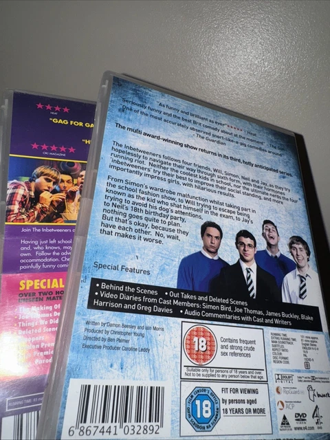 THE INBETWEENERS MOVIE DVD X 2 Pre Owned Good Condition £17.19 ...